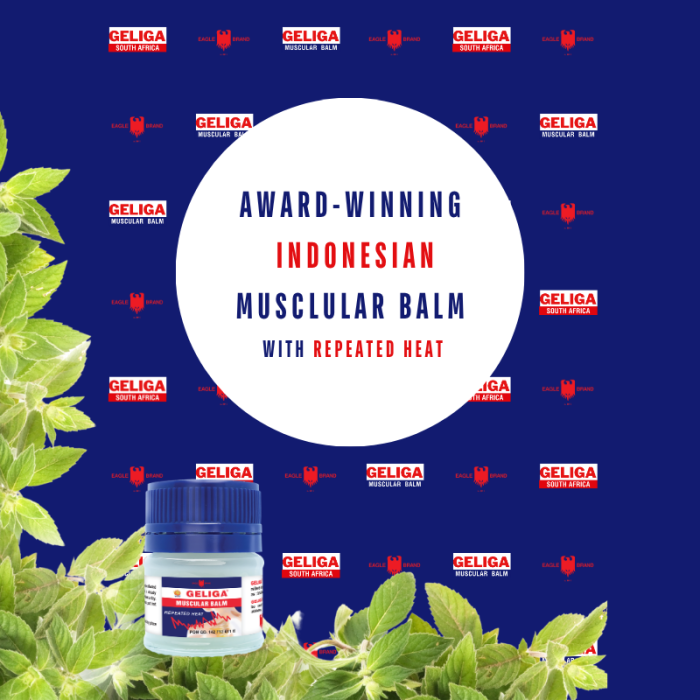 Geliga Muscular Balm – Muscle & Joint – Pain Relief